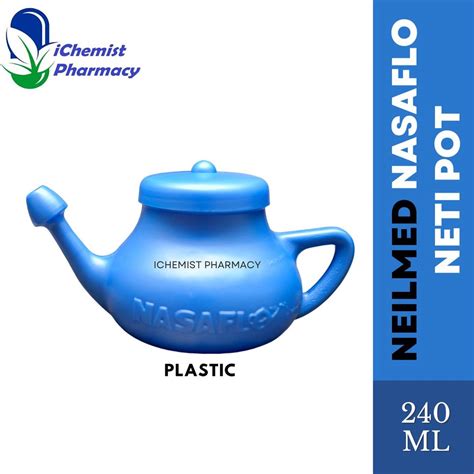 Neilmed Nasaflo Neti Pot For Sinus Rinse Pot Onlyinstruction Book Shopee Malaysia