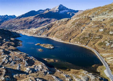 Switzerland Canton Of Graubuenden Swiss Alps San Bernardino Pass