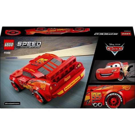 Lego Speed Champions 77255 Flash Mcqueen Jouet Voiture Rouge Garçon Ou Fille Dès 9 Ans