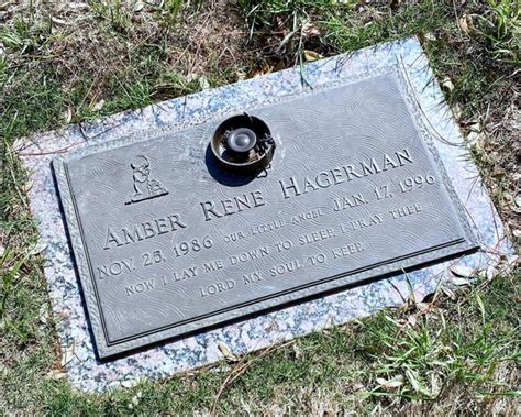 The Grave Of Amber Hagerman Rcemeteryporn