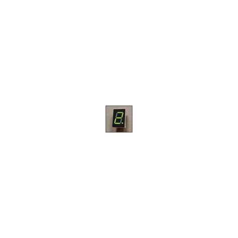7 Segment Led Display 1 Digit 13 20 Mm Green Common Anode Kamami