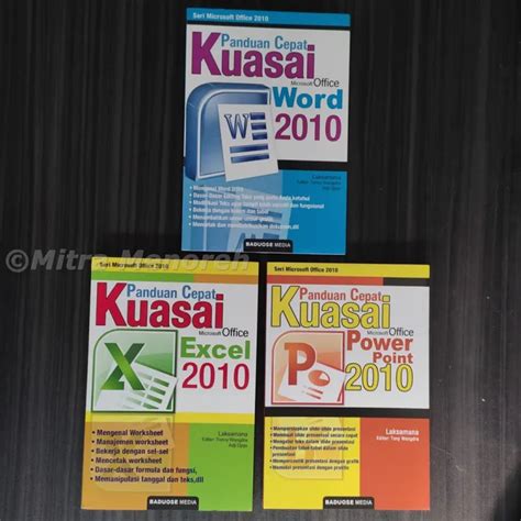Buku Belajar Komputer Microsoft Office Microsoft Word Microsoft Power Point Microsoft
