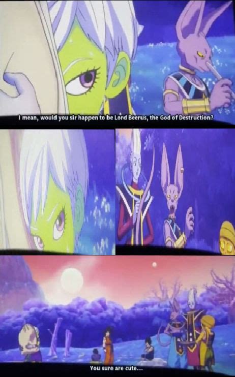 Beerus Thinks Cheelai Is Cute By Catcamellia On Deviantart