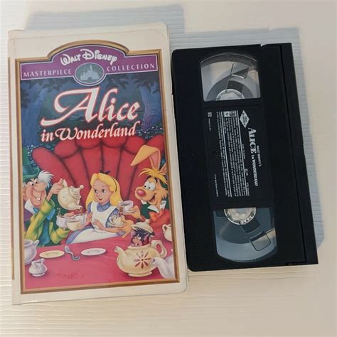 Disney Alice In Wonderland Vhs Video Tape Masterpiece Collection Case