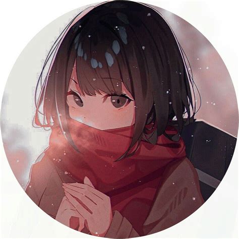 Pink Cute Anime Girl Discord Profile Picture Avatar Template Mvfg