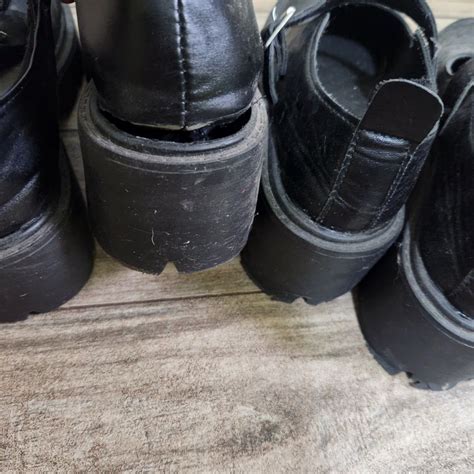 Freebie Black Platform School Shoes On Carousell