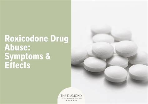 Roxicodone Drug Abuse Symptoms And Effects The Diamond Rehab Thailand