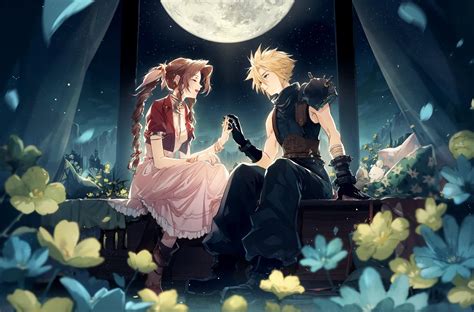 Aerith X Cloud Art By Kietac7 Rffviiremake