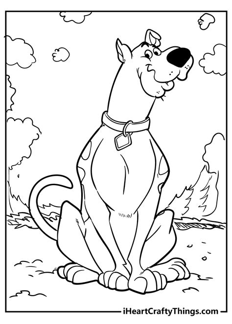 Scooby Doo Colouring Pictures Free