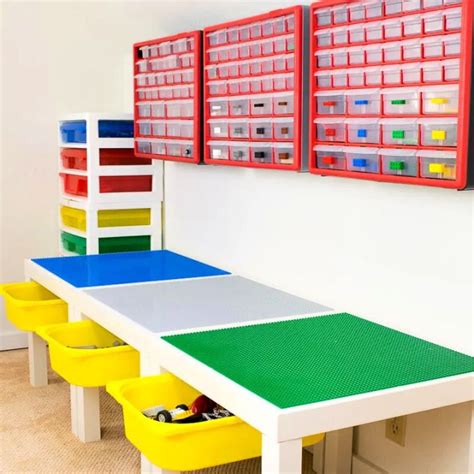 25 Homemade Diy Lego Table Plans With Storage Blitsy