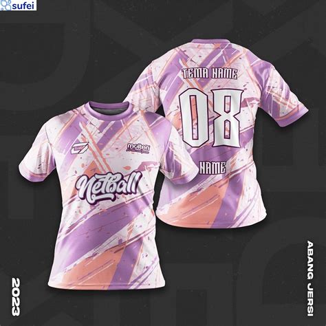 Netball Jersey New Design Jersey Netball Pop Microfiber Team Jersey