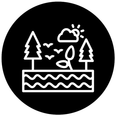 Premium Vector Vector Design Ecosystem Icon Style