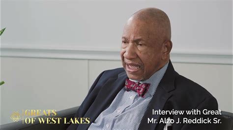 Great Alzo Reddick Reflection On This Award Youtube