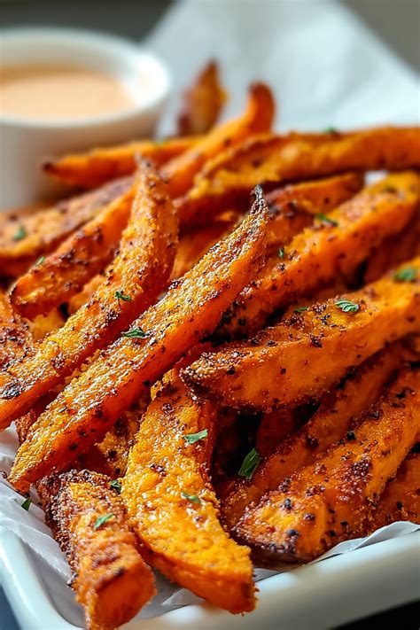 Crispy Oven Baked Sweet Potato Fries Recipe Easy And Healthy Tasty