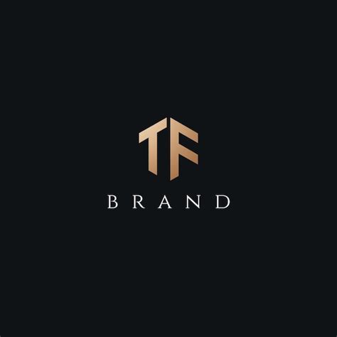 Premium Vector Tf Logo Design Vector Image