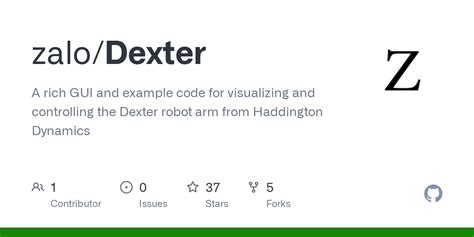 Github Zalo Dexter A Rich Gui And Example Code For Visualizing And