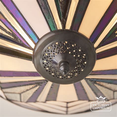 Astoria Large 2lt Flush Art Deco Style Light