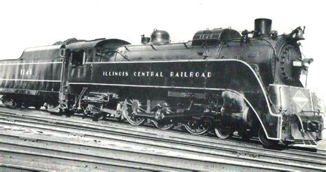 Icrr Locomotive 1146 4 6 2 In Fulton Ky 1949 Pic Model Train