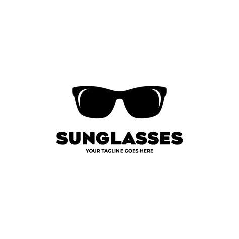 Black Sunglasses Logo Design Template 67502946 Vector Art At Vecteezy
