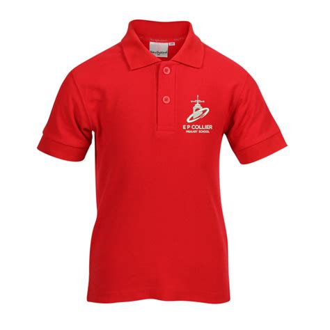 E P Collier Primary School Red Polo Shirt