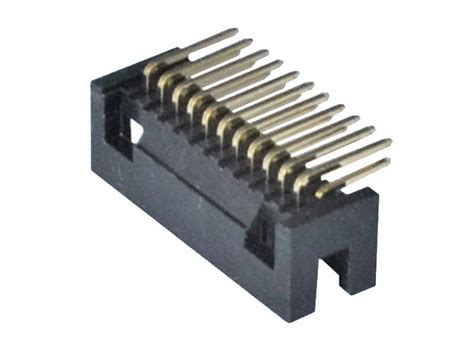 High Temperature Pcb Header Connector 127mm Pitch Right Angle 10amp