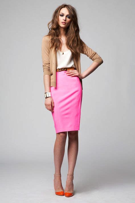 Hot Pink Pencil Skirt Outfit