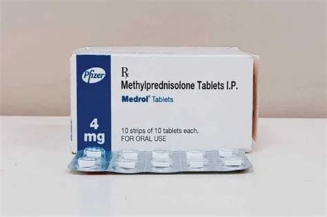 4mg Methylprednisolone Tablets At ₹ 750box Medrol Tablets In