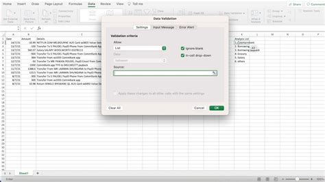 How To Manage Csv Bank Statement In Excel File Validation Tool And