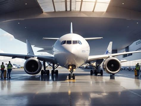 Premium Ai Image The Plane At The Airport On Loading