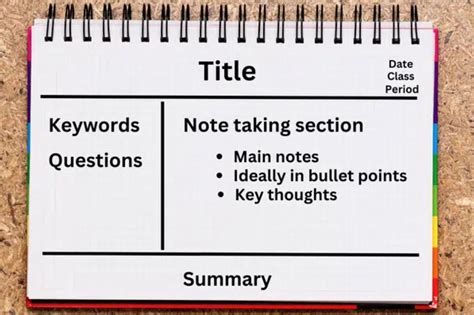 Conquer Your Notes With The Cornell Note Taking System Stem Blog By Numerade
