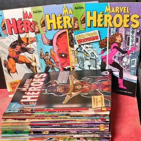 Lote 34 Cómics Marvel Héroes