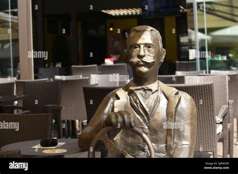 Statue Of Josip Belusic A Famous Croatian Inventor And Professor Of Physics And Mathematics Is