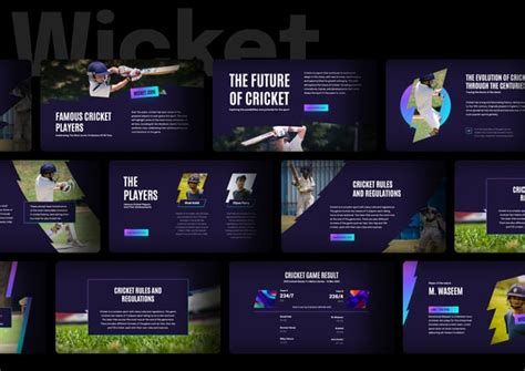 Wicket Cricket Powerpoint Presentation Incl Cricket And Athlete Envato