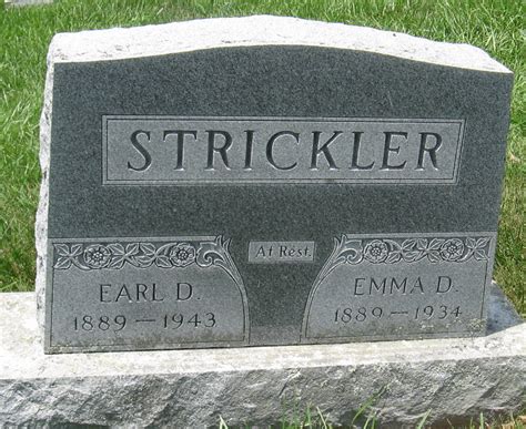 Earl David Strickler 1889 1943 Find A Grave Memorial