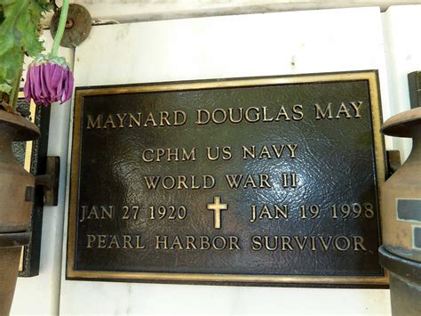 Maynard Douglas “doug” May 1920 1998 Find A Grave Memorial