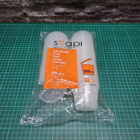 Jual Sauce Cup Besar Suapi 100ml Pack 50pcs Jakarta Selatan Abun