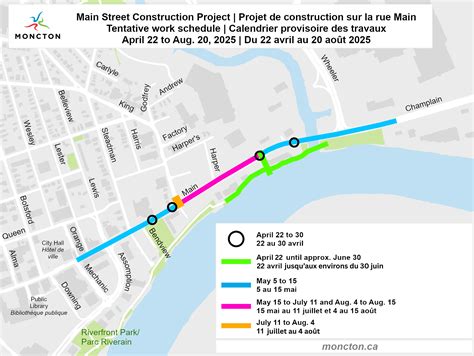 Upcoming Construction Project On Main Street City Of Moncton