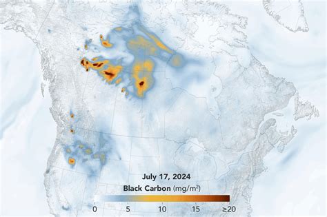 Smoke From Wildfires In Canada And West Coast Spreads Across North America