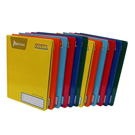 Cuadernos Cosidos College Norma Color 100 H Cuadro Grande Caja Con 30