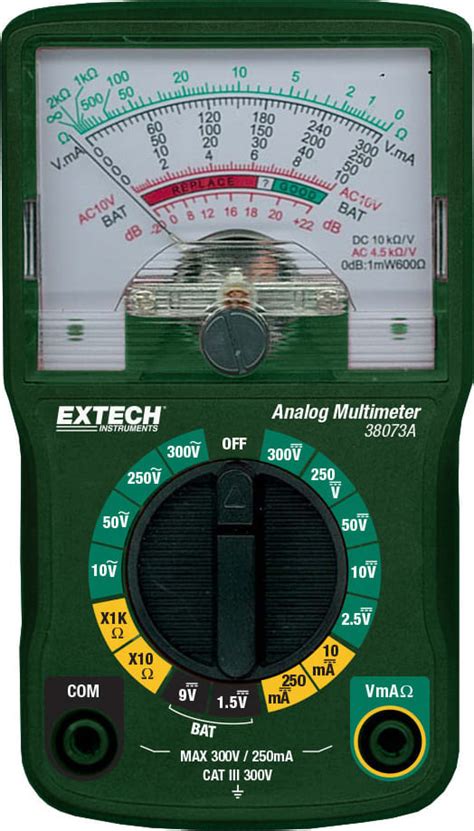 Extech 38073a Mini Analog Multimeter Tequipment