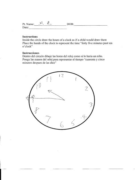 Mini Cog Test Instructions And Scoring Pdf