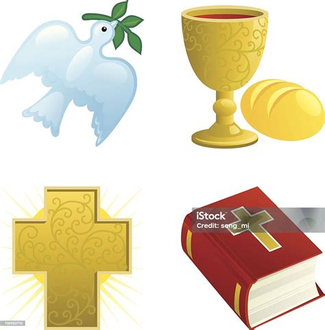 Emojis Representing Easter Sunday Stock Illustration Download Image