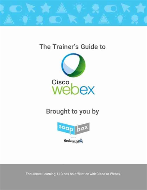 Trainers Guide To Webex Endurance Learning
