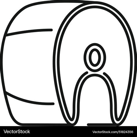 Salmon Slice Showing Fish Meat And Bones Icon Vector Image