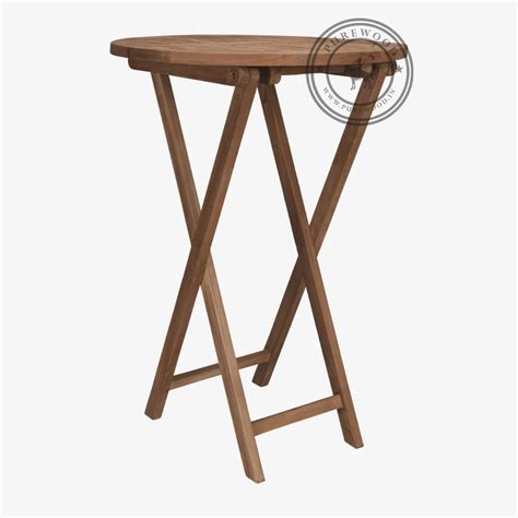 Salvia Teak Outdoor Bar Table The Purewood Uae