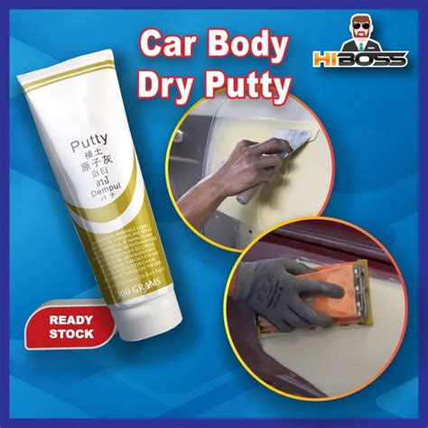 Automotive Putty Grey Simen Kereta Car Body Quick Dry Glazing Putty