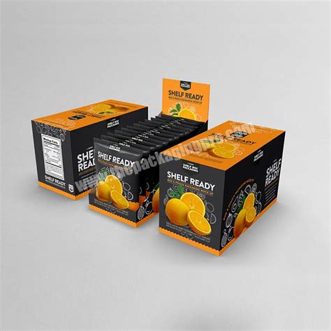 Retail Cardboard Shelf Ready Box Pdq Counter Shipping Box Candy