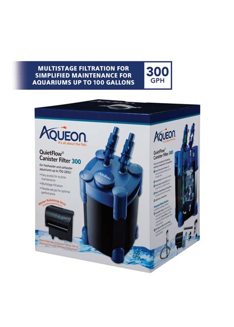 Aqueon Filter Quiet Flow Canister 300 The Hidden Reef Inc