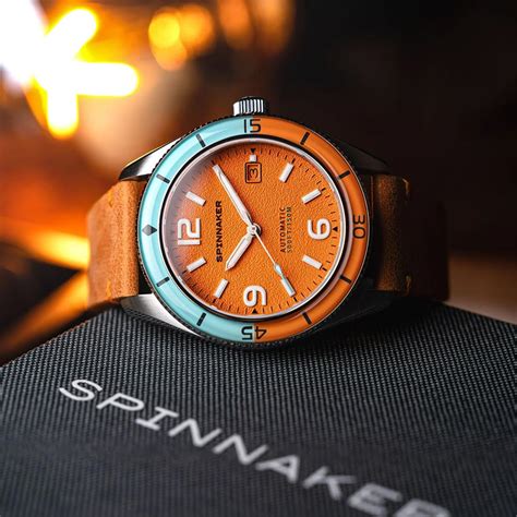 Relógio Spinnaker Fleuss Automatic Exuberant Orange Sp 5055 0f Com