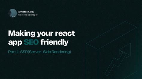 Making Your React App Seo Friendly Server Side Rendering By